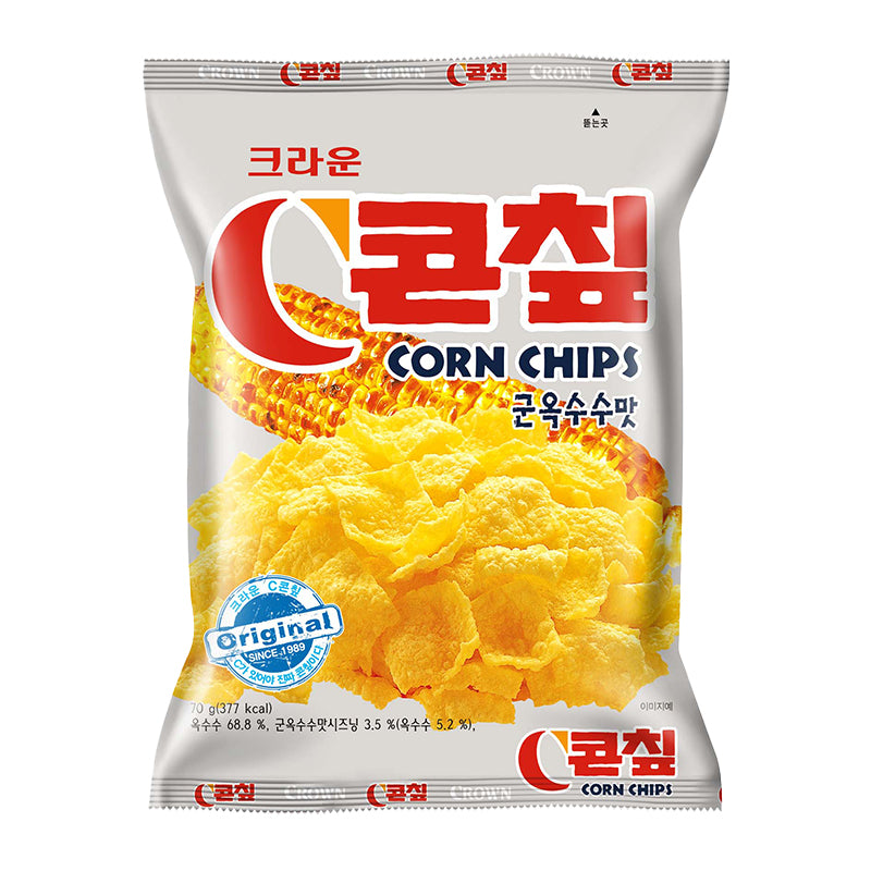 3604 Crown Corn Chips 크라운 콘칩 70g – Koreanfood.co.in